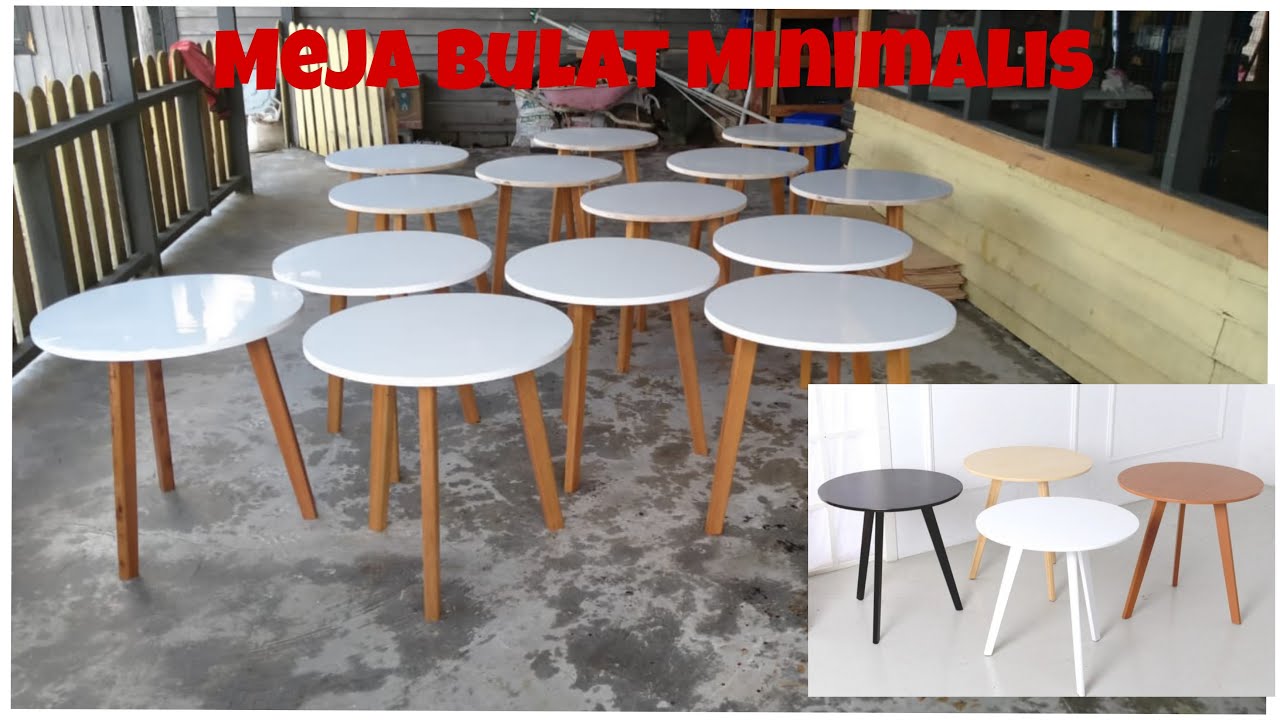 DIY how to make a round table part 1 # make a round table # minimalist ...
