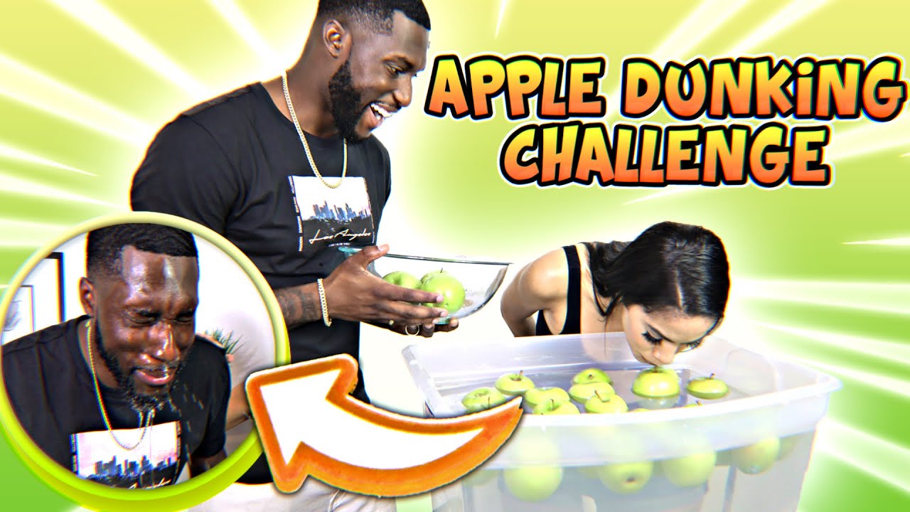 APPLE DUNK CHALLENGE! *WINNER GETS $10,000* - YouTube