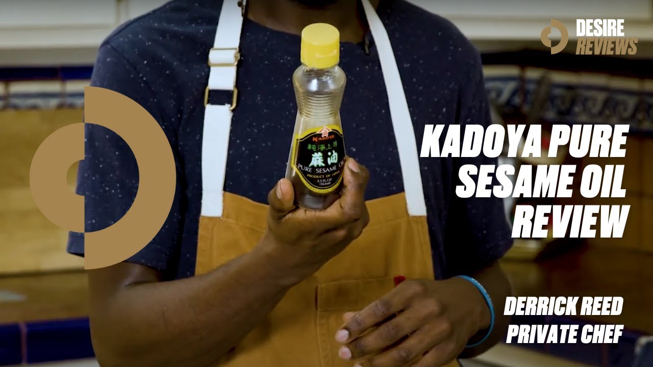 Kadoya Pure Sesame Oil Review with Derrick Reed - YouTube