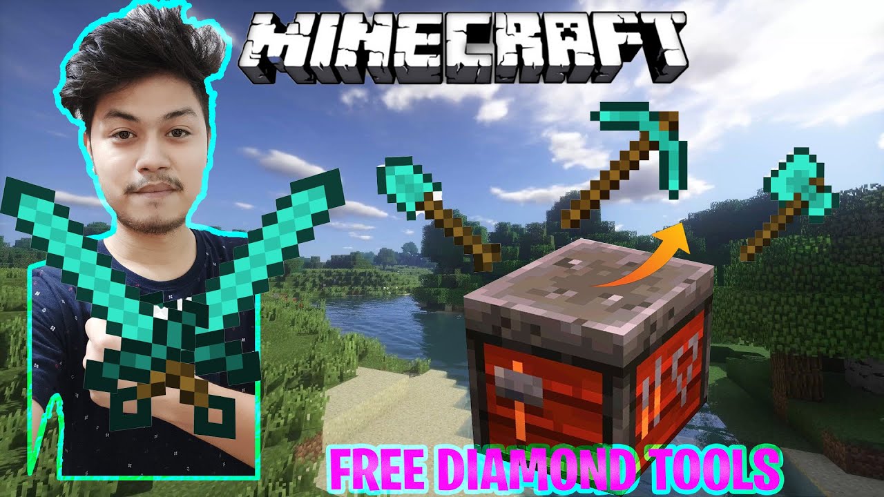 Free Diamond Tools In Minecraft | All About Smithing Table | M A N N Y ...