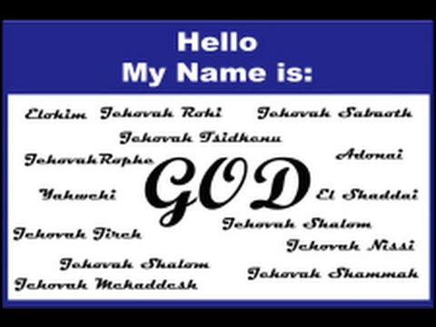 Sermon: Hello My Name is God (The Lord Almighty) - YouTube