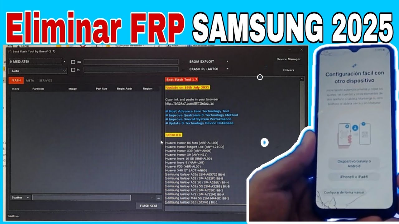 Nuevo Programa Samsung FRP 2025 Eliminar Cuenta Google | Android 15-14 ...