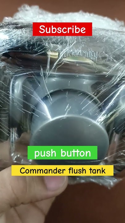 Commander flush tank push button - YouTube