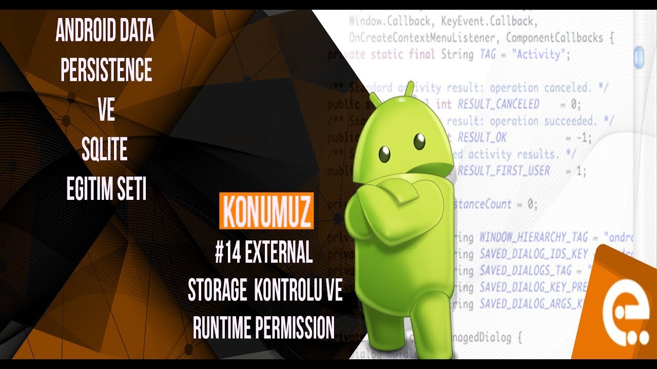 14 External Storage ve Runtime Permission | Android Content Provider ...