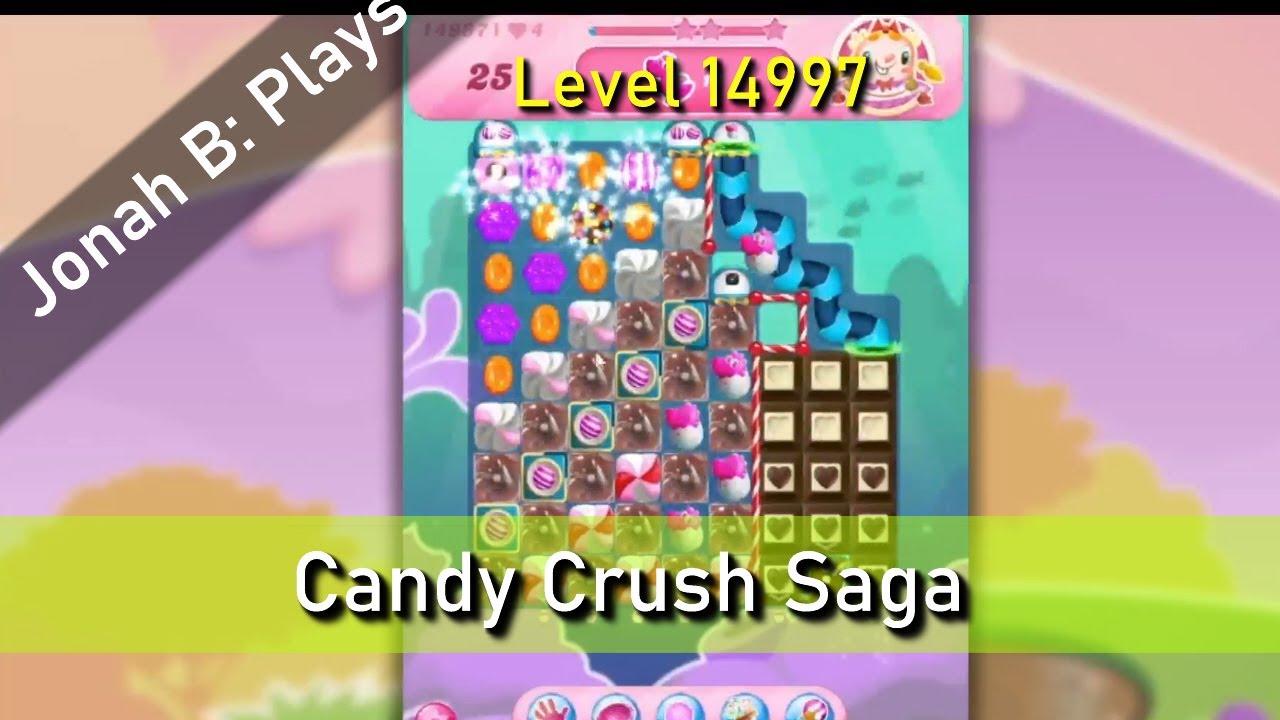Candy Crush Saga Level 14997 - YouTube