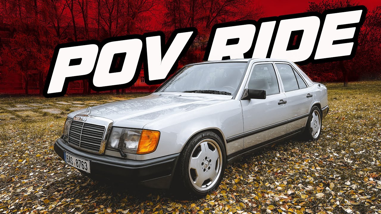 Autumn ride with Mercedes Benz 300E W124 | POV Ride - YouTube