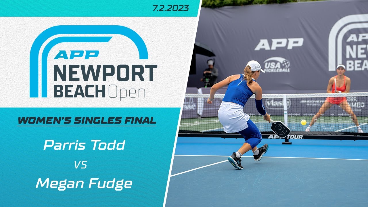 2023 Newport Beach Open I Women's Singles Final I Parris Todd vs. Megan ...