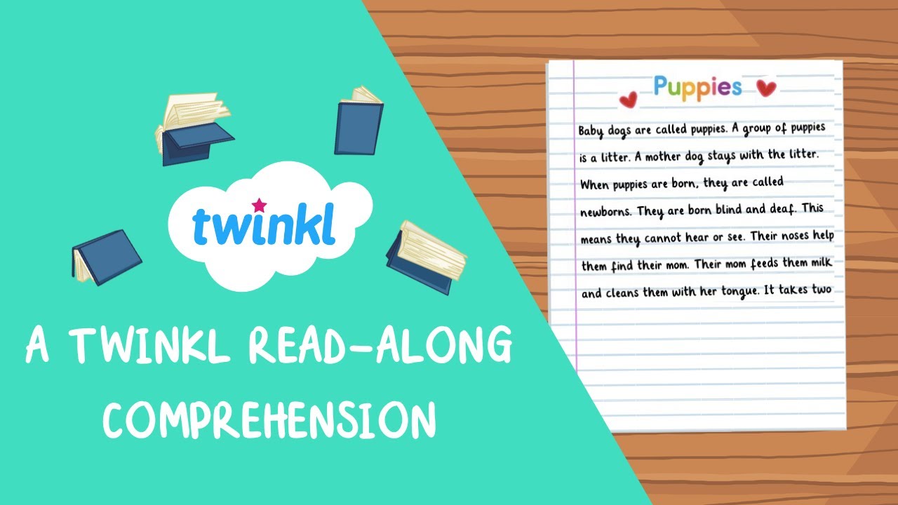 All About Puppies! | Reading Comprehension for Emerging Readers | First ...