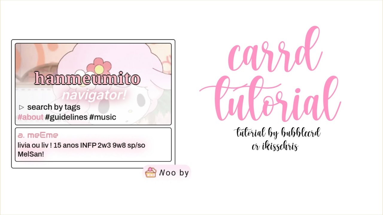 simple and cutie carrd tutorial — © ikisschris - YouTube