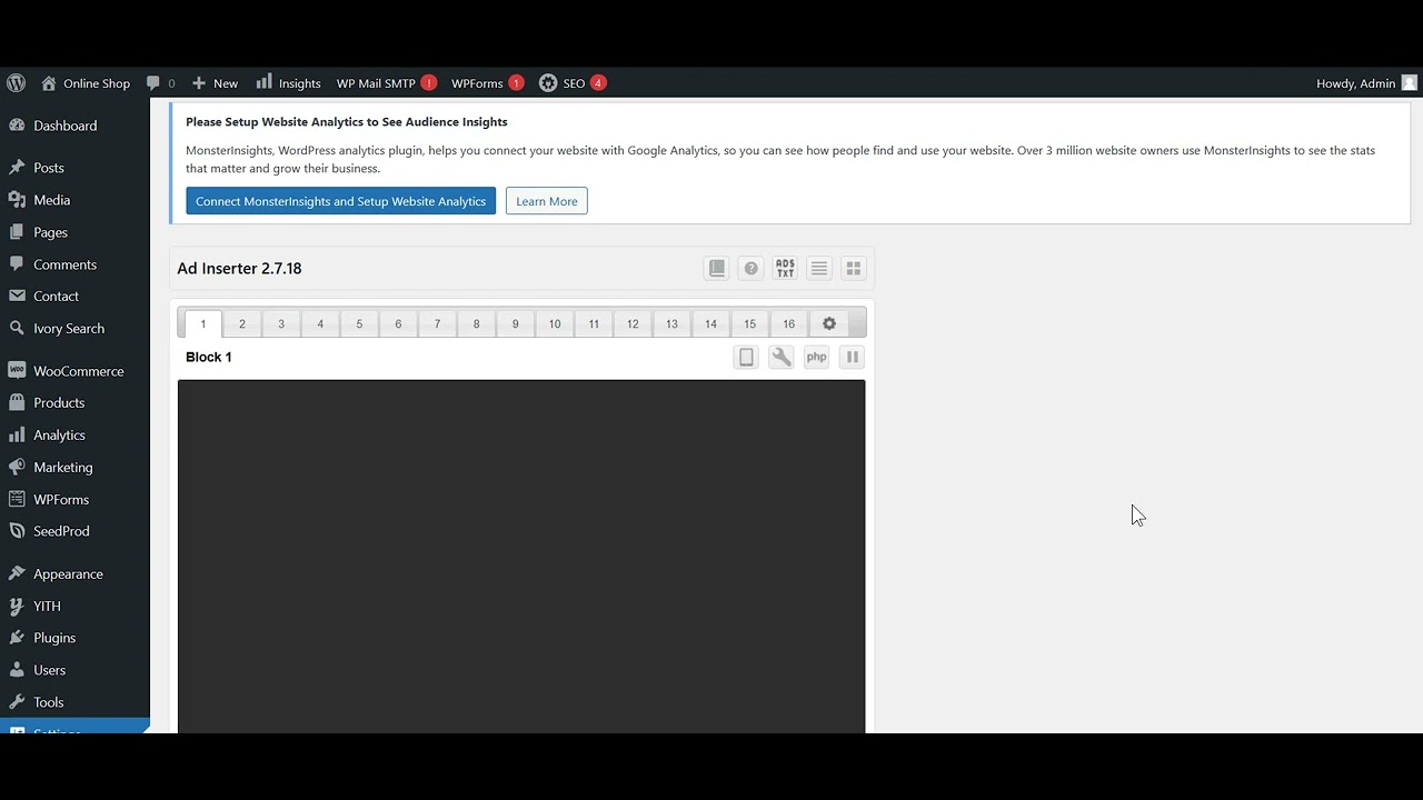 Ad Inserter Ad Manager and AdSense Ads using wordpress | Dokkho - YouTube