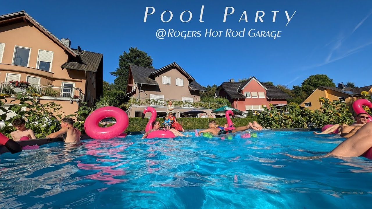 Rogers Hot Rod Pool Party 2024 - YouTube