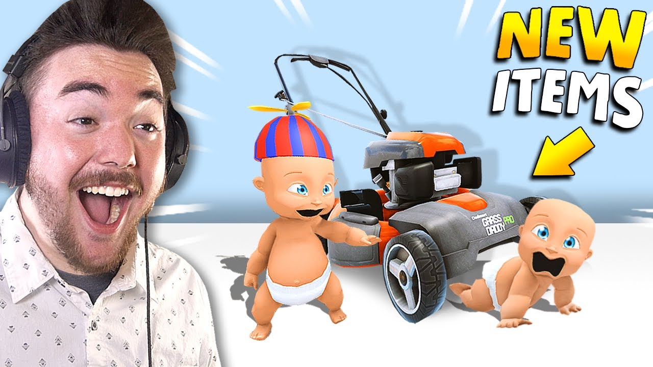 MY BABY FOUND THE LAWNMOWER!? (With Kindly Keyin) | Who's Your Daddy ...