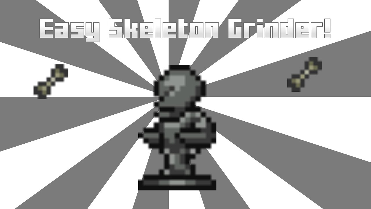 Easy Skeleton Farm! - Terraria Tutorial - YouTube