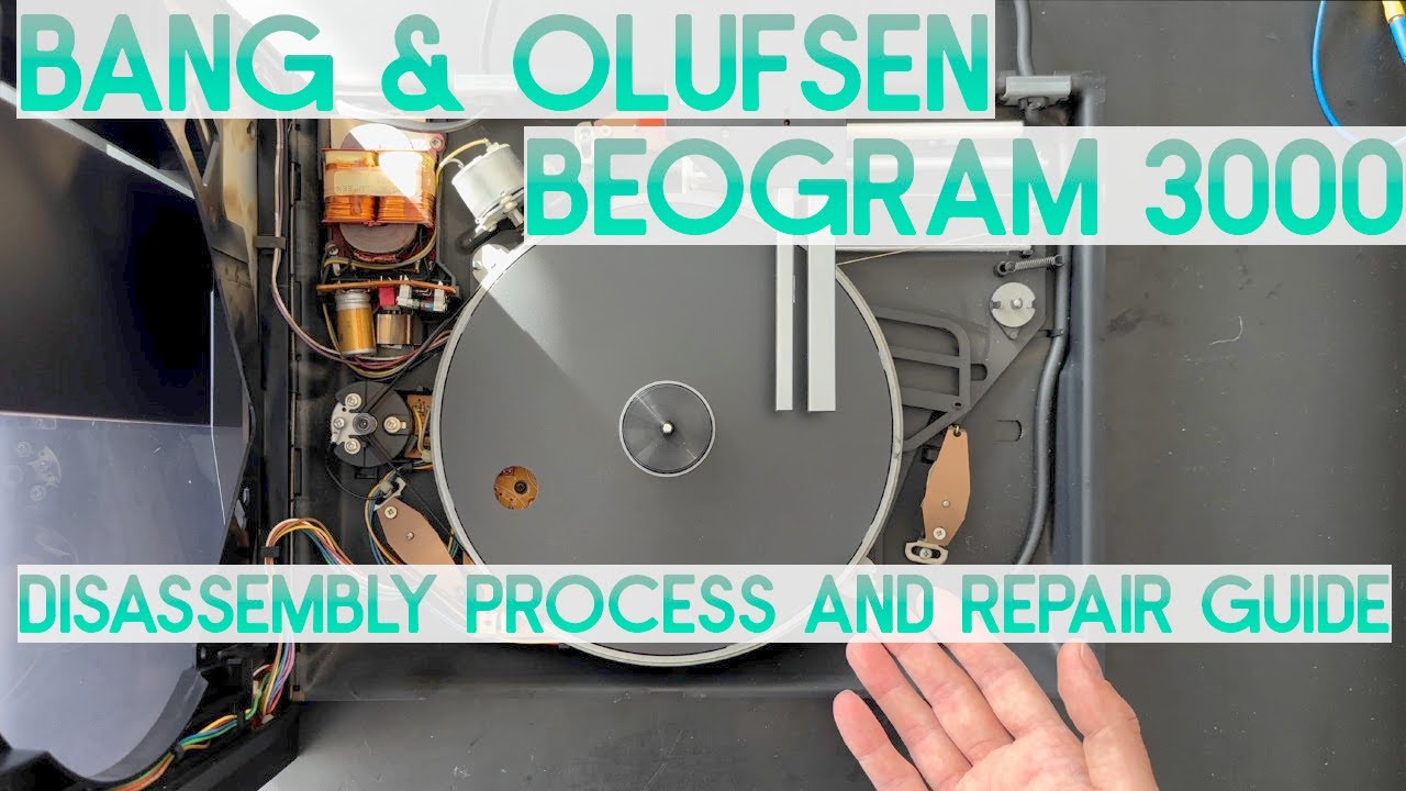 Bang & Olufsen Beogram 3000 Disassembly process and Repair guide - YouTube
