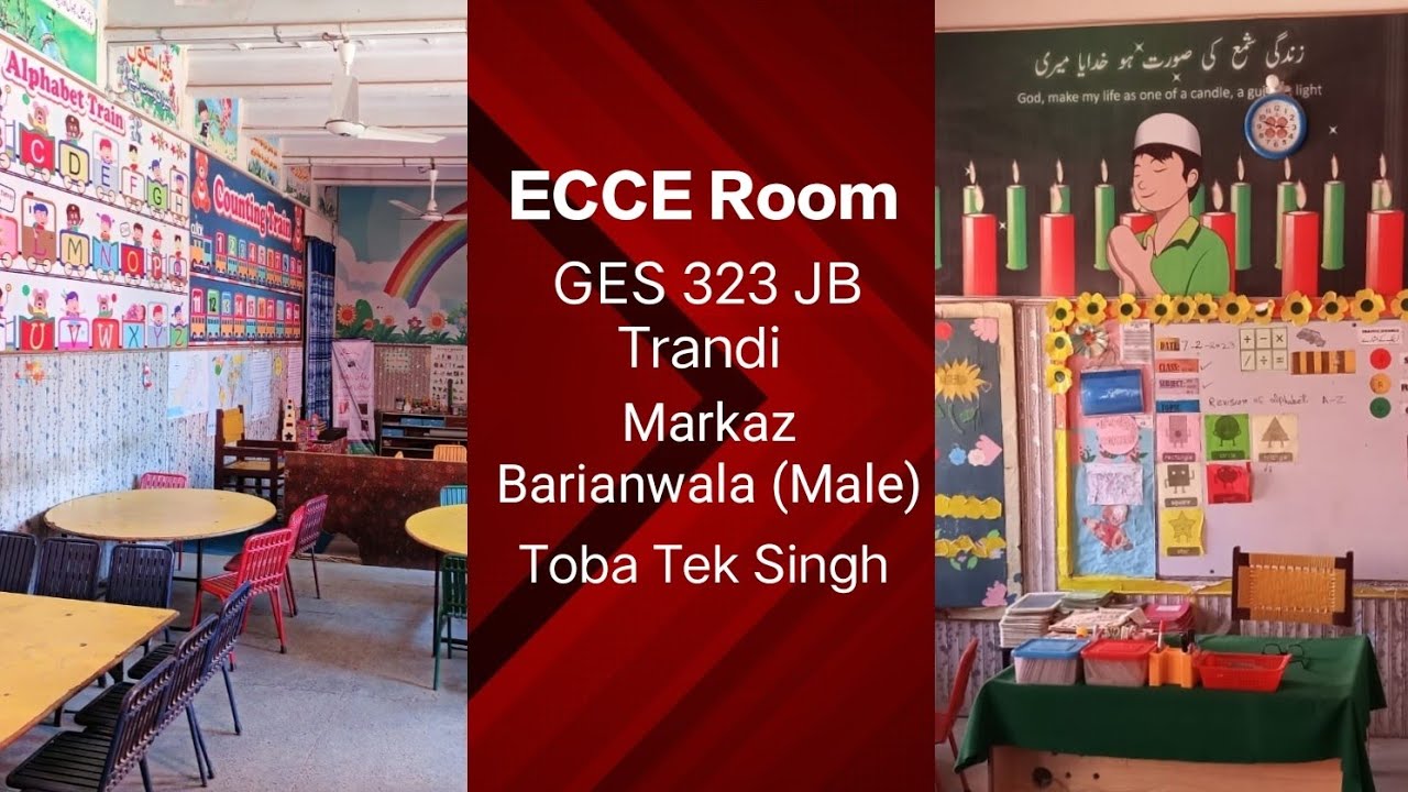 Best ECCE Room in Toba Tek Singh | SED Punjab | Markaz Barianwala ...