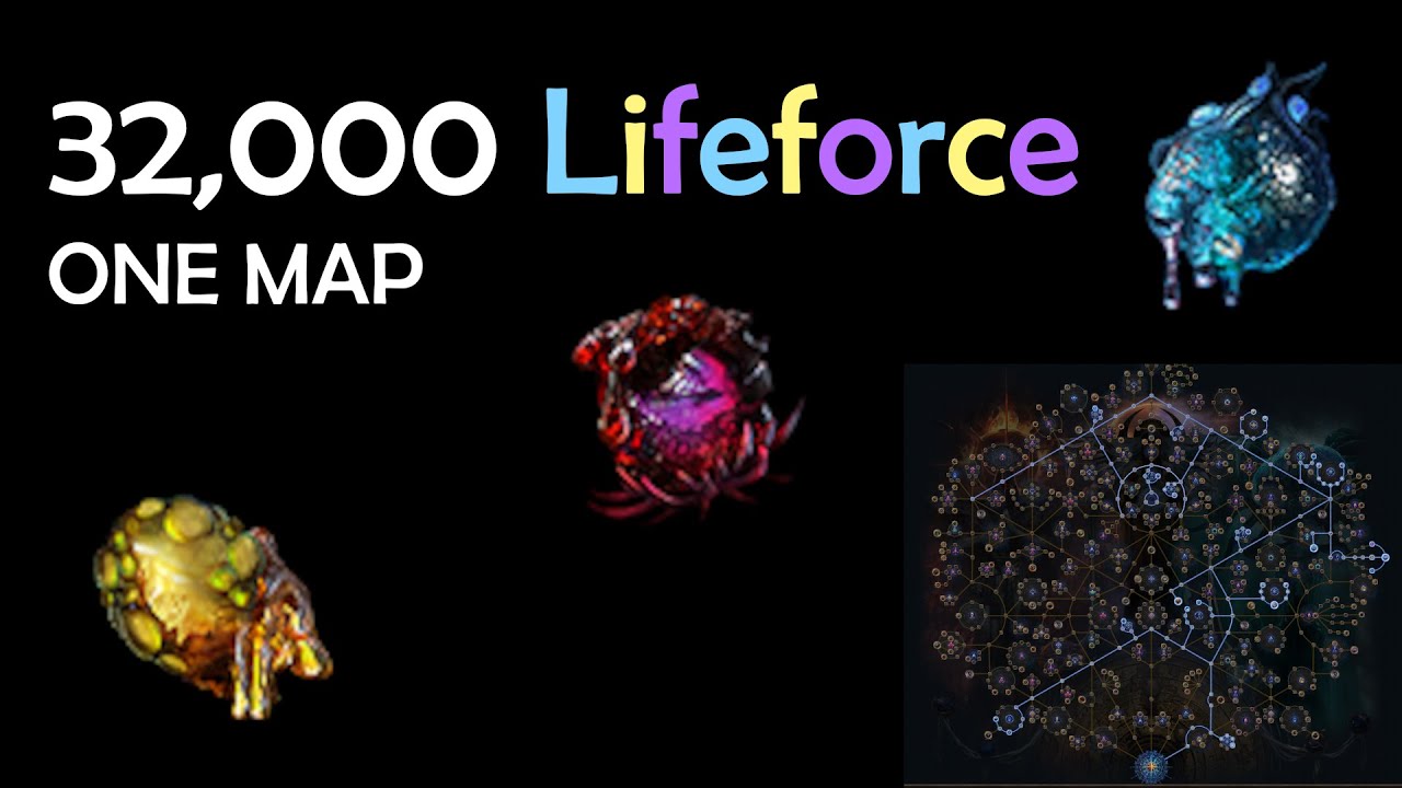 32,000 Harvest Lifeforce - 1 Map - YouTube