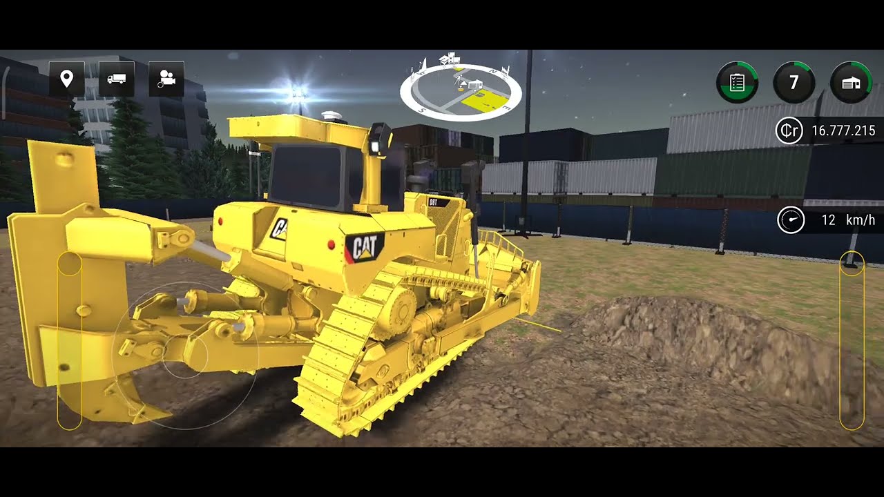 CAT Caterpillar Dozer Simulation Gameplay - YouTube