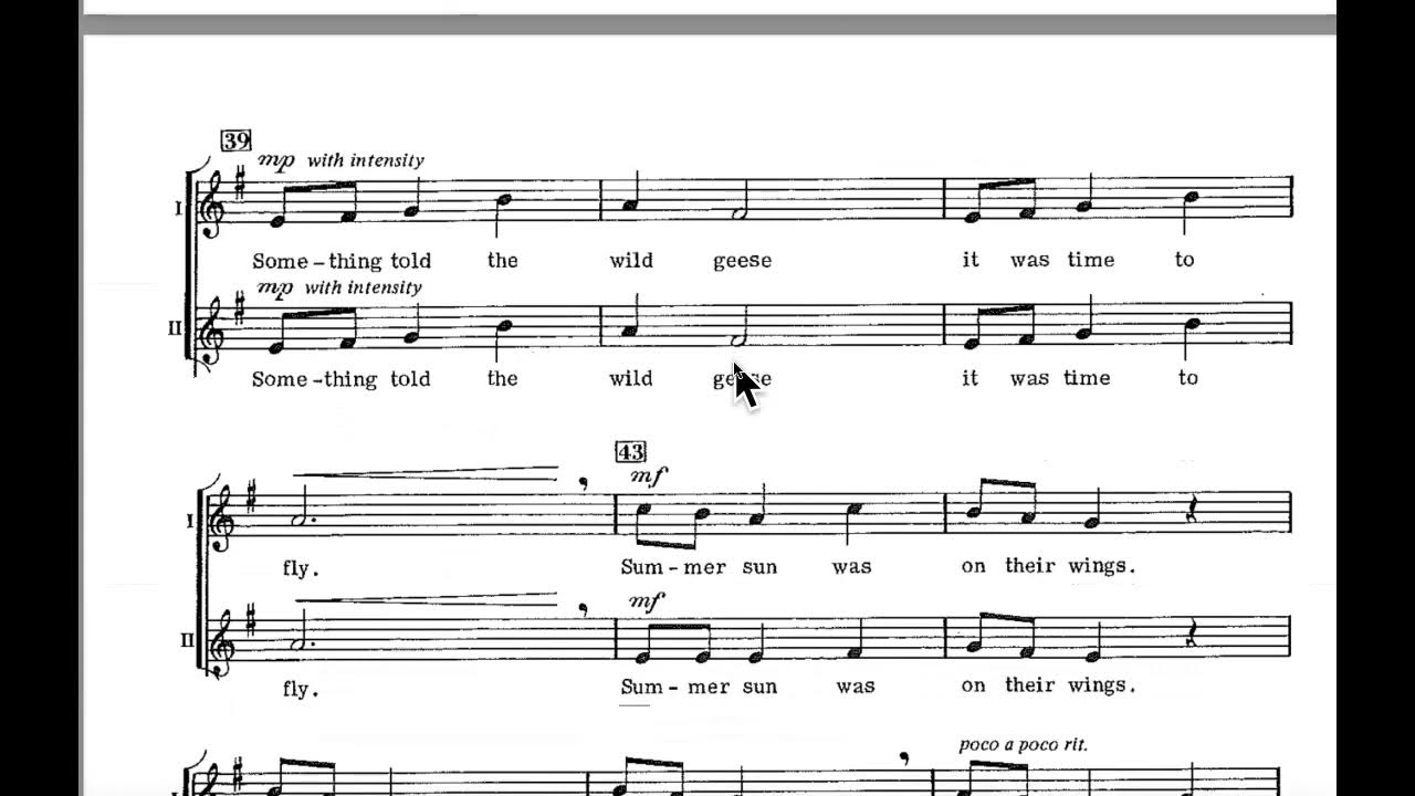 Something Told the Wild Geese part 2 - YouTube