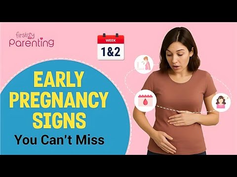 Early Pregnancy Signs in First Two Weeks | Pregnancy Symptoms Week 1 ...