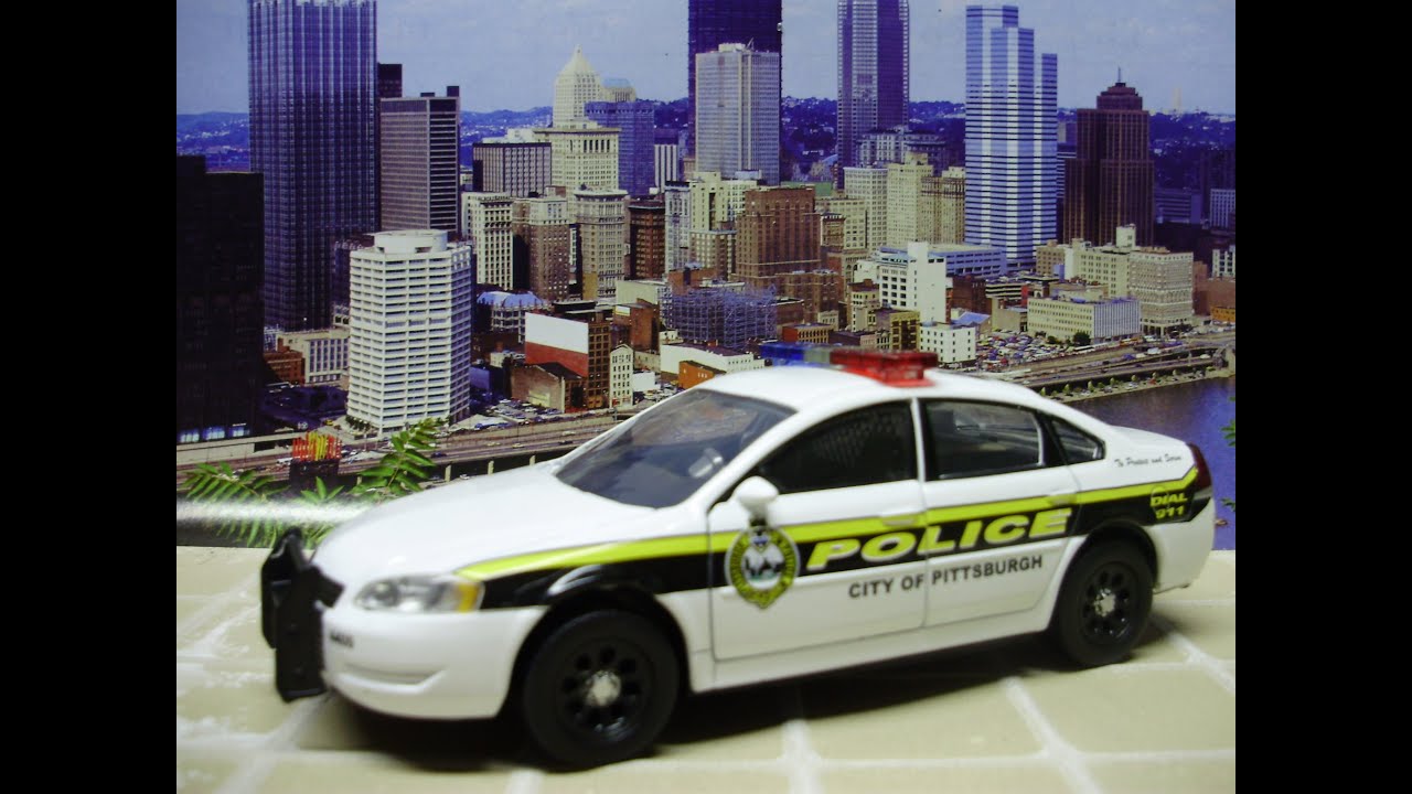 Custom 1:32 scale Chevy Impala Pittsburgh Police Department w/ working ...