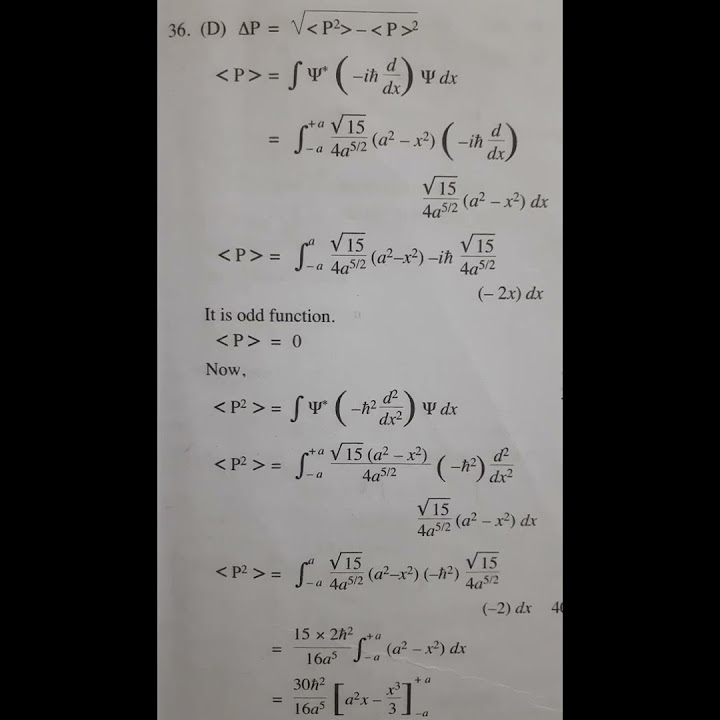 quantum physics most important problems with solutions for csir-ugc,net/jrf/GATE/JEST/SET/IIT ...