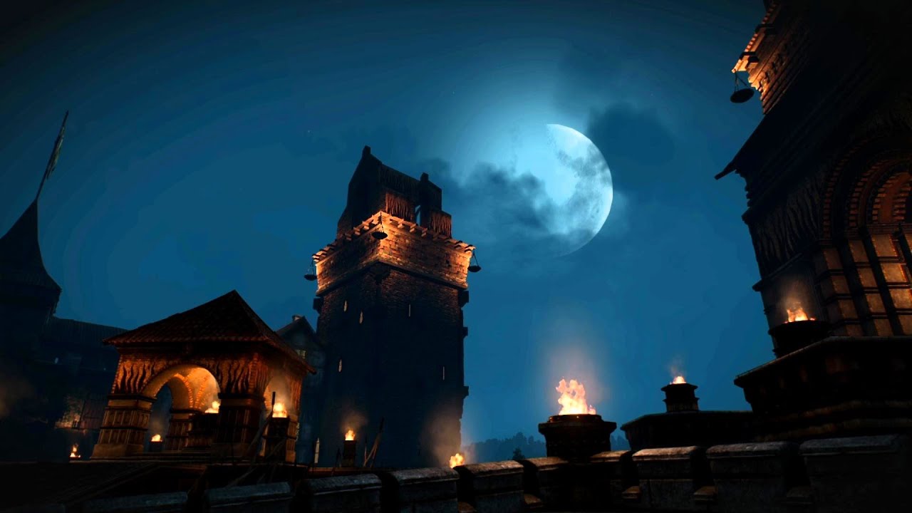 Cozy fireplace castle nights | The ultimate fire sound experience for ...