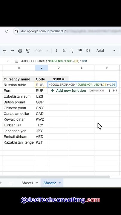 Want a live currency converter in Google Sheets?Here’s how to do it in ...