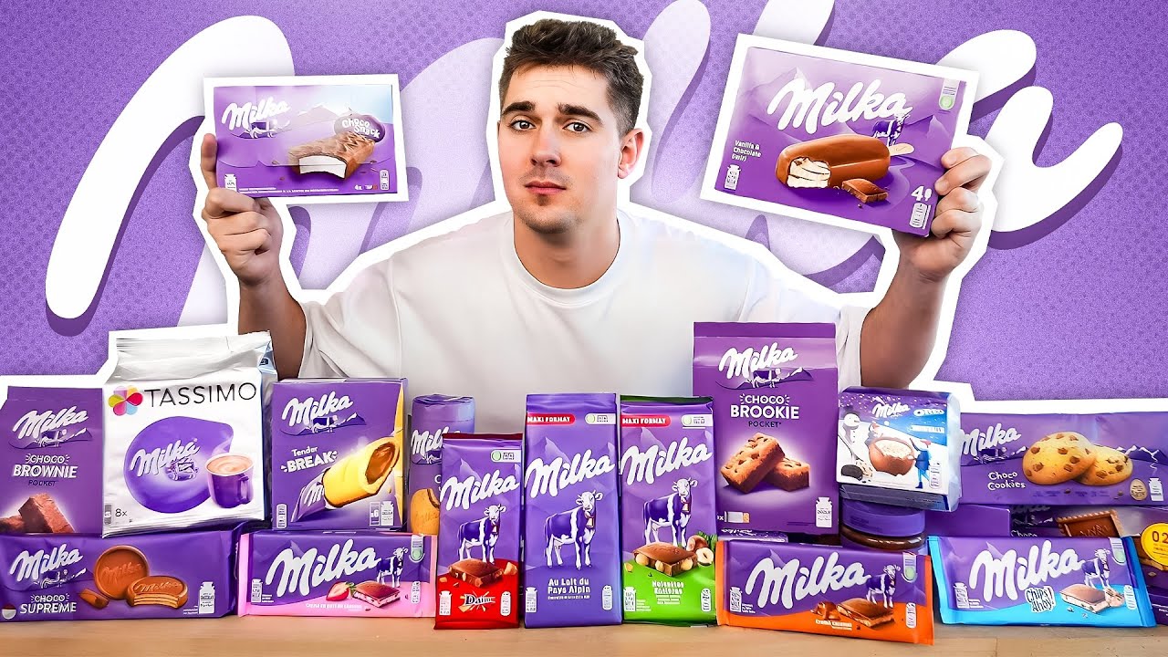 JE GOÛTE TOUS LES PRODUITS MILKA (j'ai évidemment eu mal au ventre ...