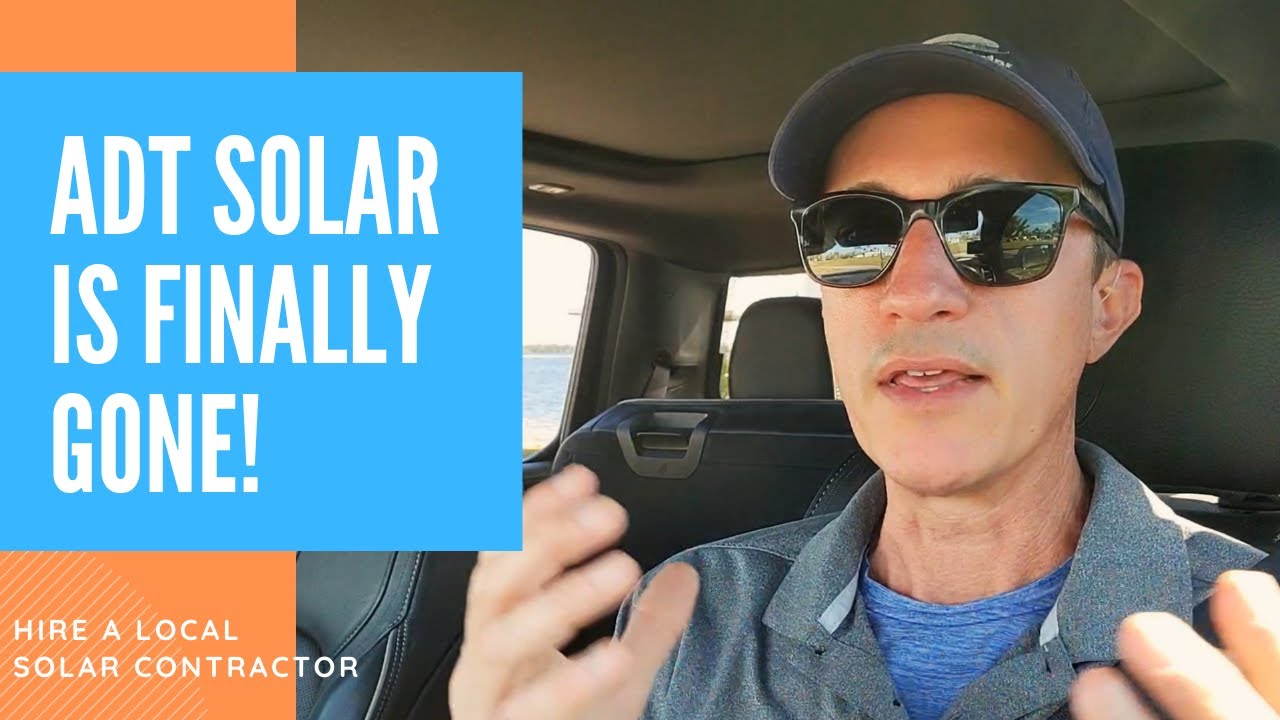 ADT Solar Leaves The Residential Solar Installation Business - YouTube