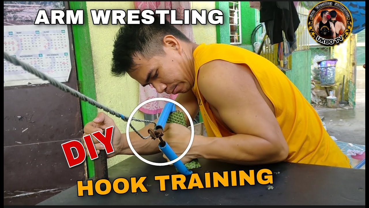 Hook Training for Arm Wrestling (Bunong Braso) - YouTube