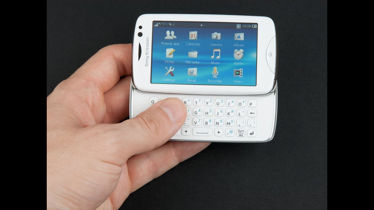 Sony Ericsson txt pro Review - YouTube