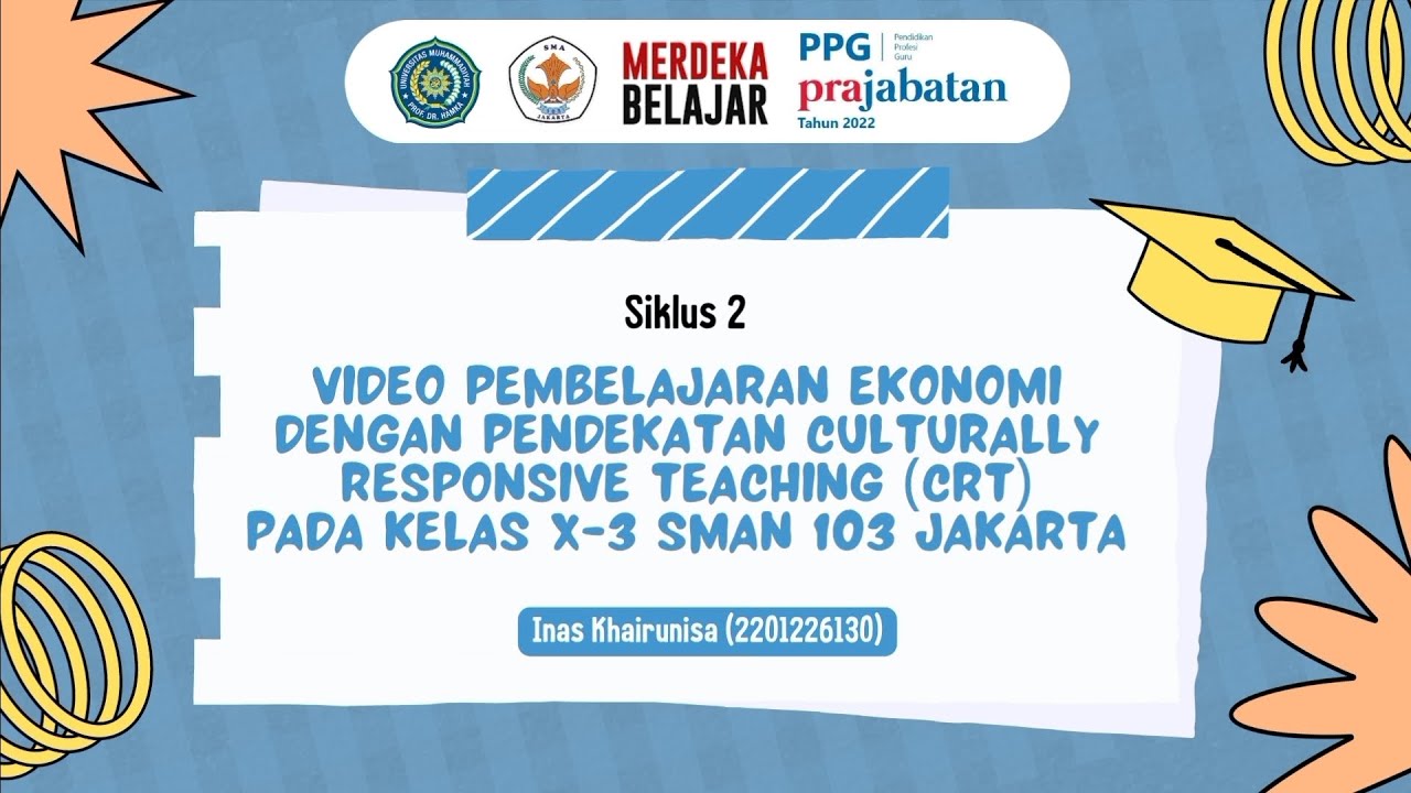 Pembelajaran Ekonomi dengan Pendekatan CRT pada Kelas X-3 SMAN 103 ...