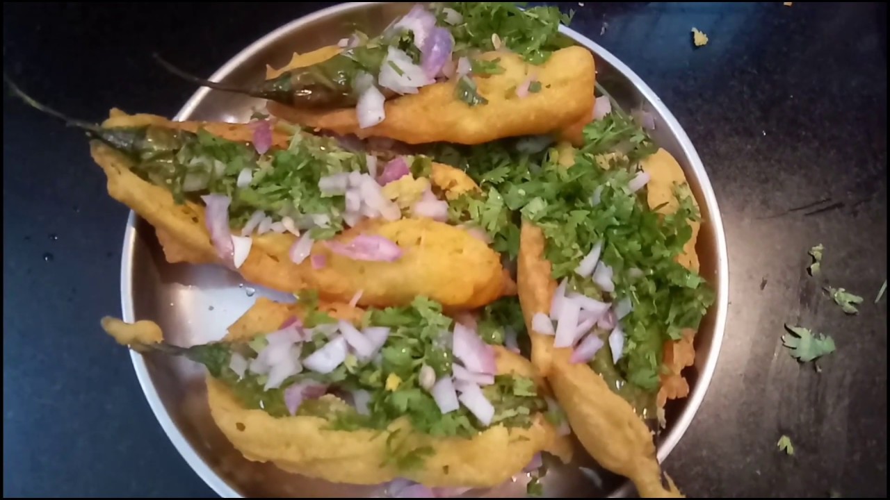 మసాలా బజ్జి Mirapakaya Masala Bajji in Telugu, Mirchi Masala Bajji ...