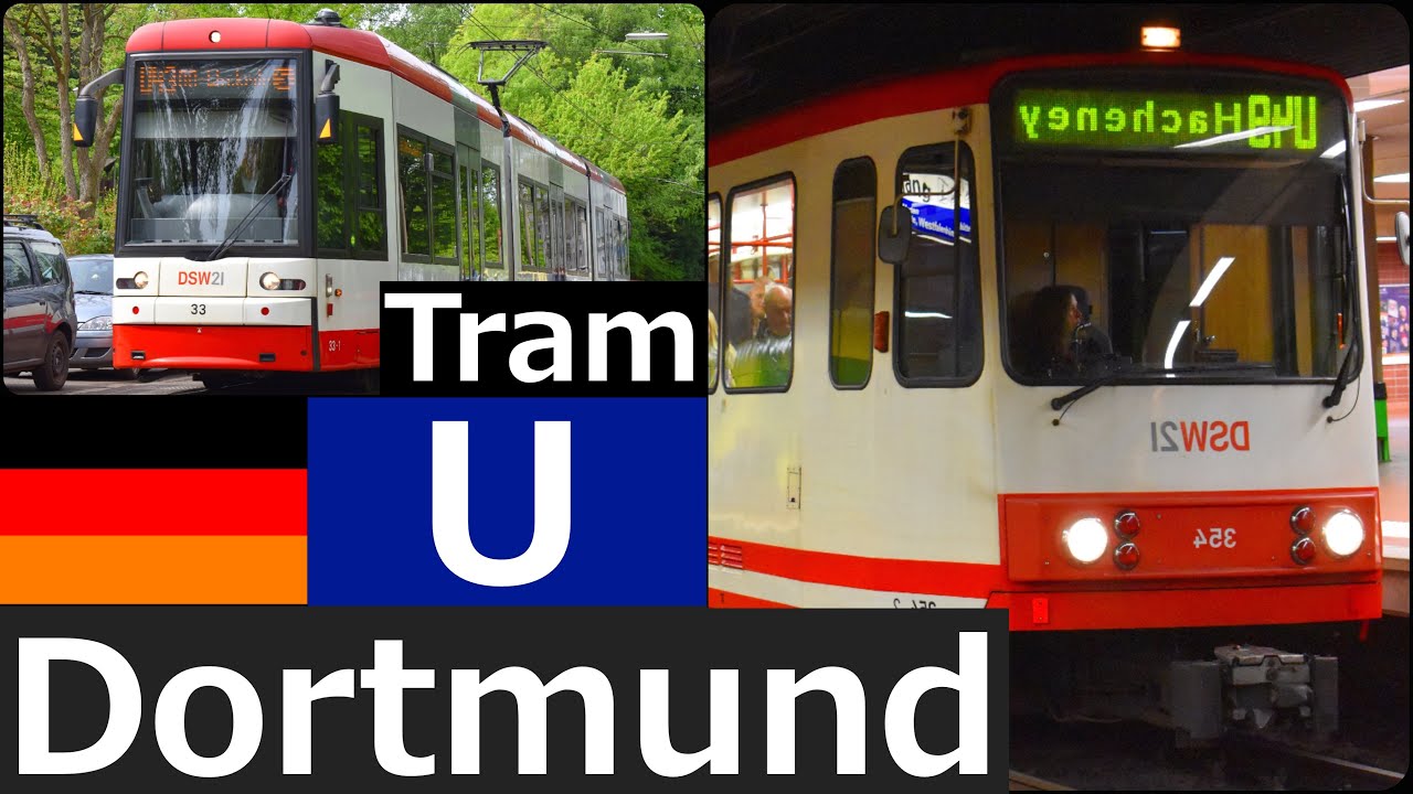 Metro trains in Dortmund / Germany - YouTube