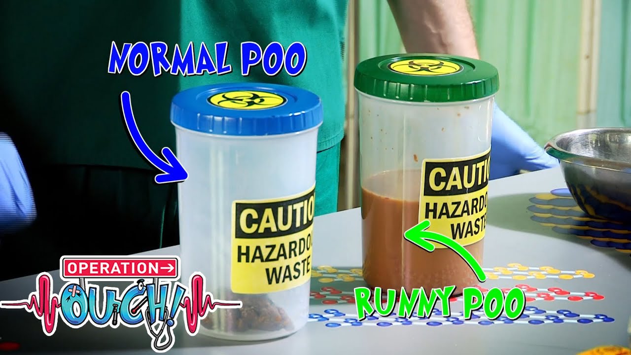 Poo Experiment | #Clip | TV Show for Kids | Operation Ouch - YouTube