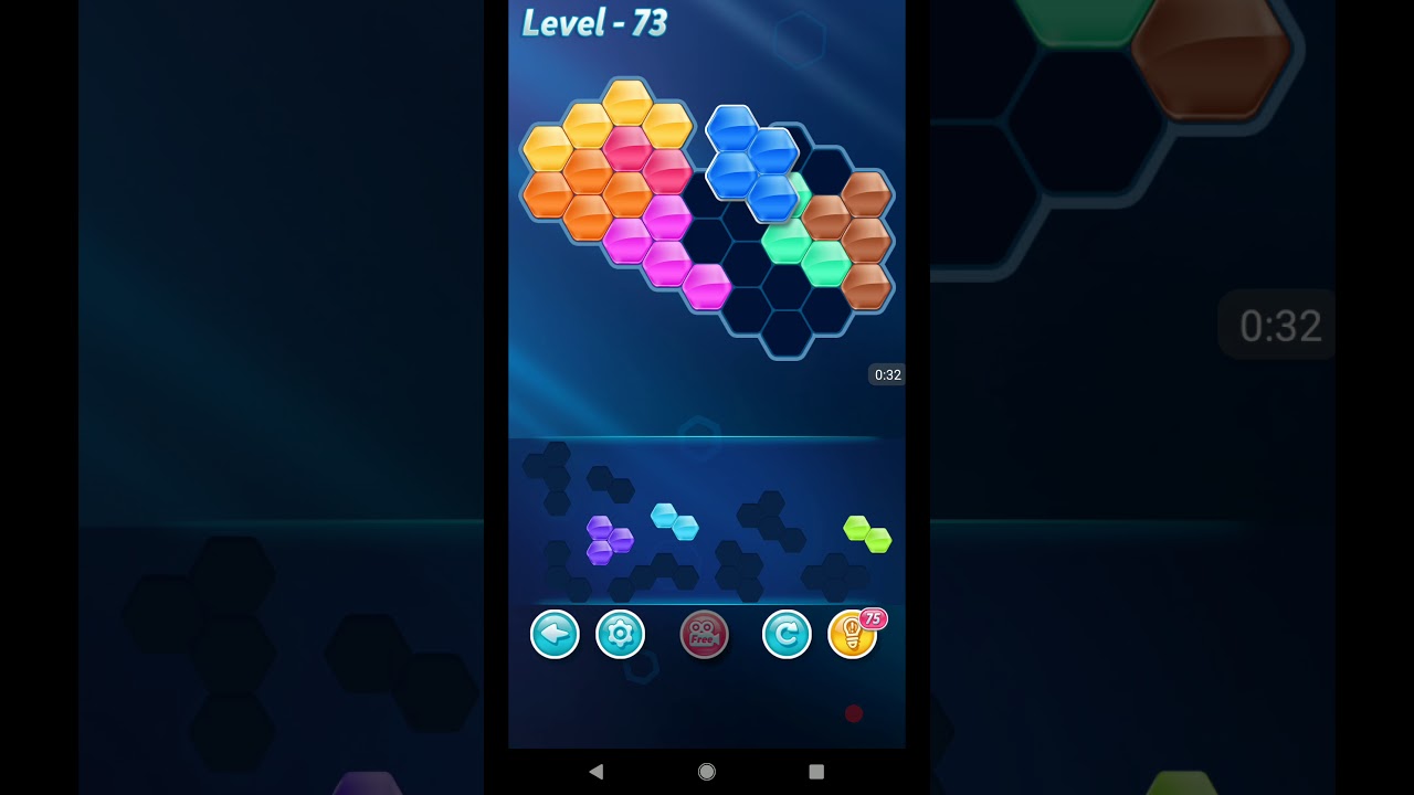 BLOCK HEXA PUZZLE LEVEL 73 ANSWERS VARIETY A LEVEL PACK - YouTube
