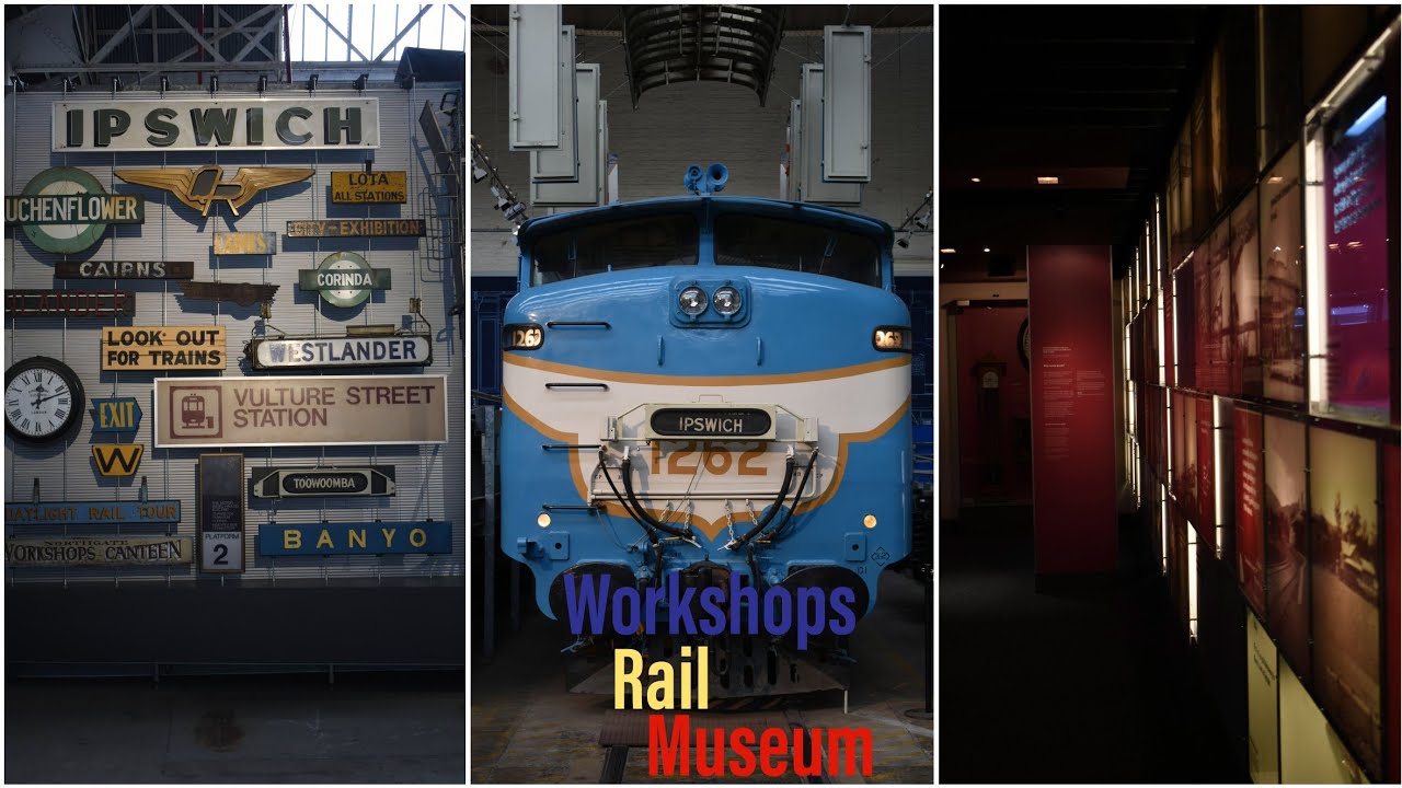 The Workshops Rail Museum 🚆 Ipswich, Queensland - YouTube