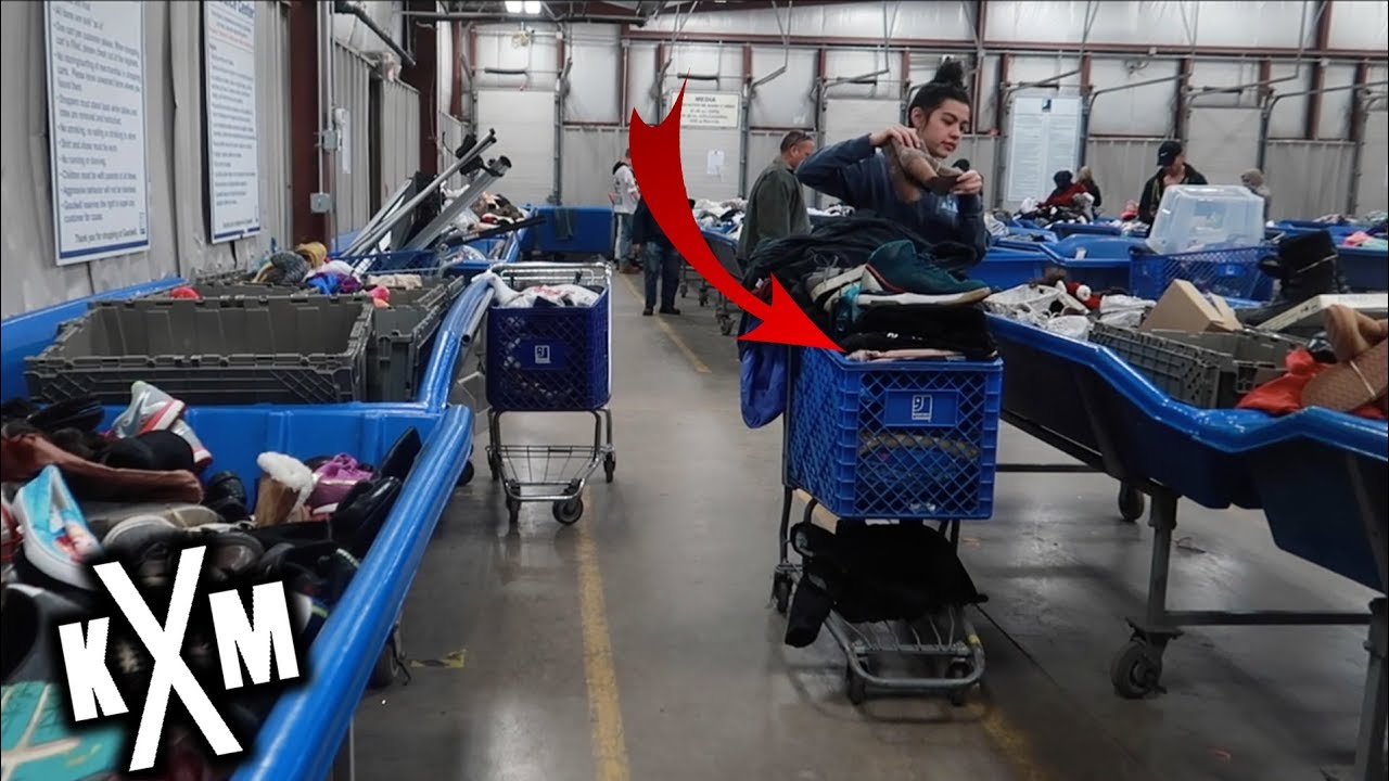 Our BIGGEST Haul at the GoodWill Outlet Bins! | Vintage Tee Shirts ...