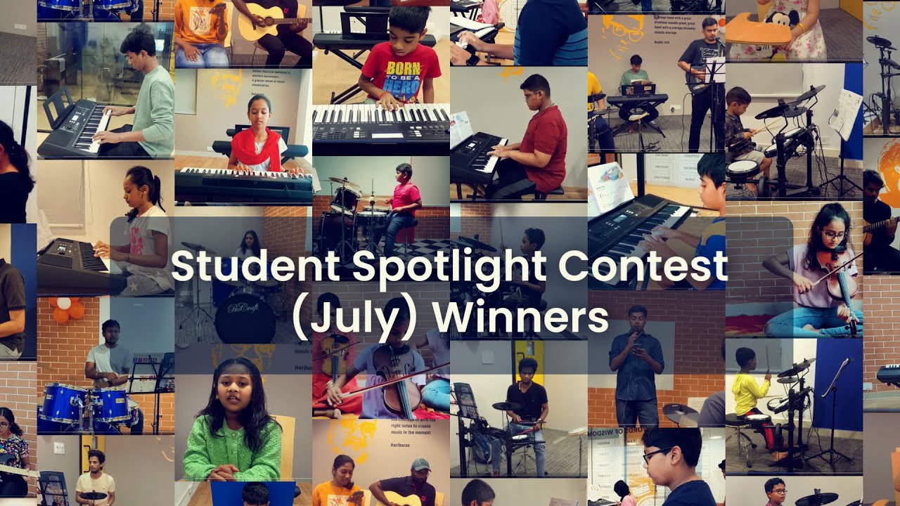 Student Spotlight Contest Winners (July) - YouTube