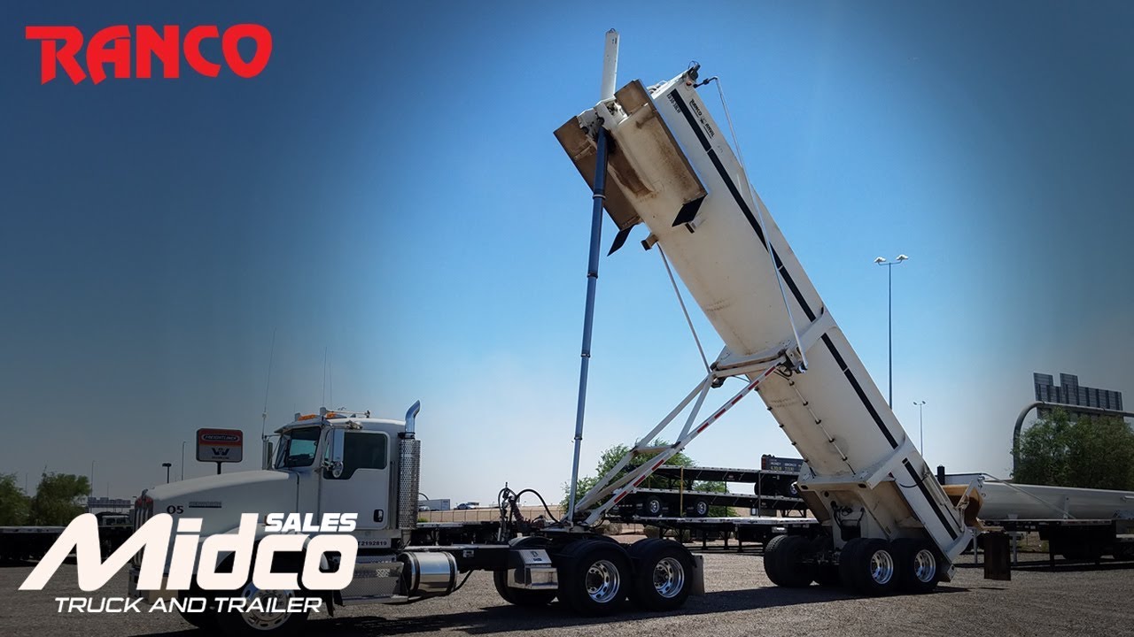 Used Ranco End Dump Trailer - YouTube