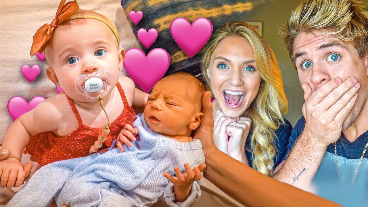 Baby Posie Meets Her Future Husband For The First Time!!! BABY REVEAL ...