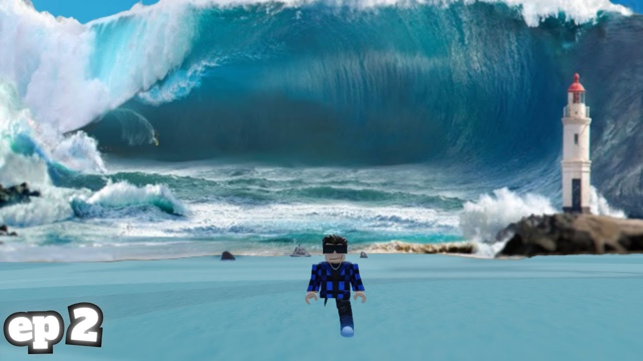 How To Survive A Level 100 Tsunami In Tsunami Game - YouTube