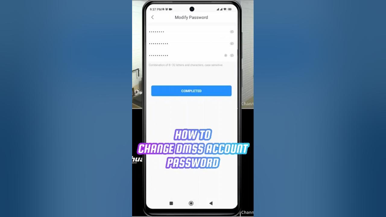 How To Change DMSS Account Password #cctv #cctvcamera #dahua - YouTube