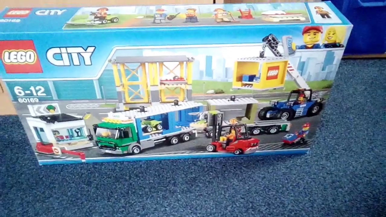 Lego City Cargo Terminal 60169 (part 1 of 3) - YouTube