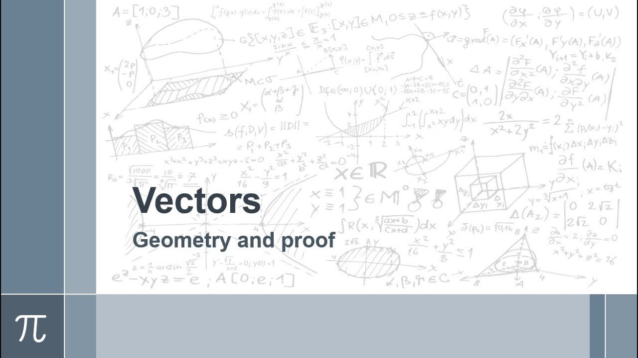 Geometric proof using vectors - YouTube
