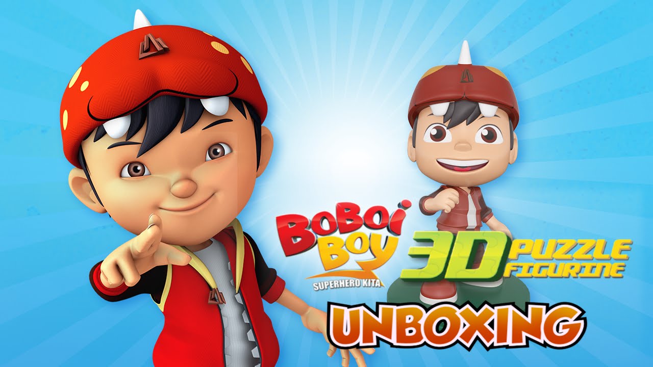BoBoiBoy 3D Figurine Unboxing - YouTube