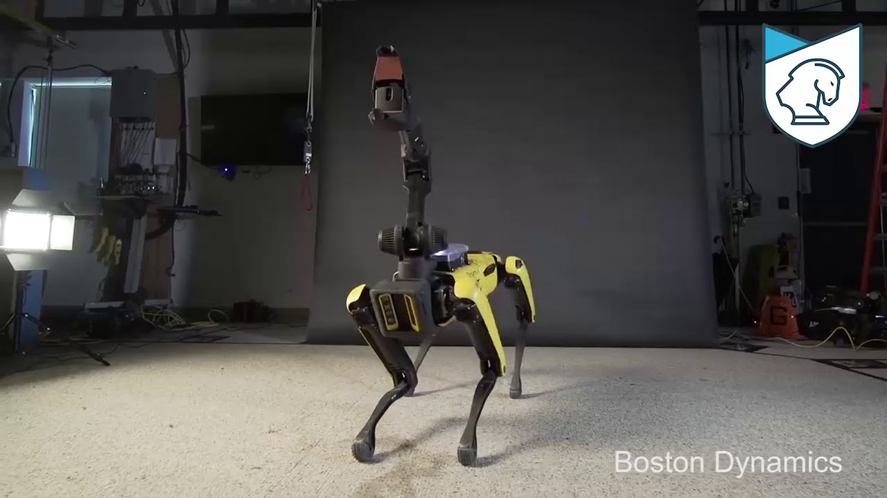 Танцующий робот Spot Mini от Boston Dynamics - YouTube