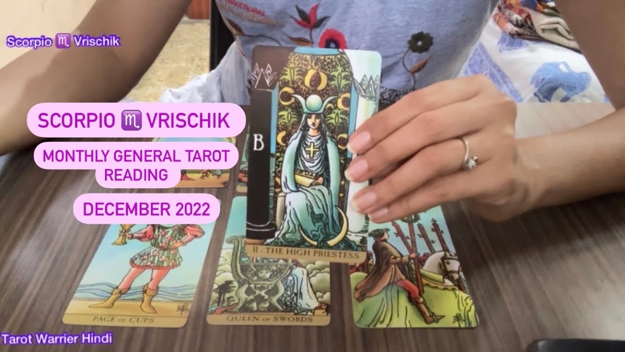 Scorpio ♏️ Vrischik Tarot: Monthly General Tarot Reading ️: December ...
