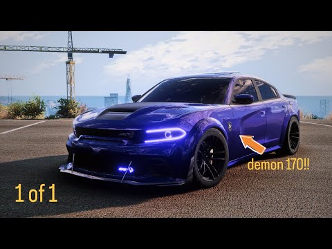 BeamNG| I Finished My Demon 170 Build Fastest Dodge Charger Demon 170 ...