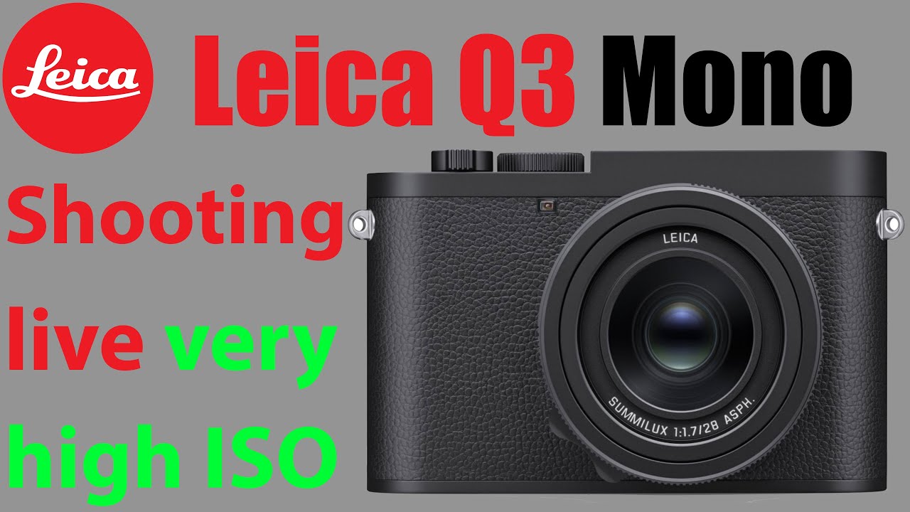 NEW Leica Q3 Monochrom - HIGH ISO Night Shooting (Live Tour)
